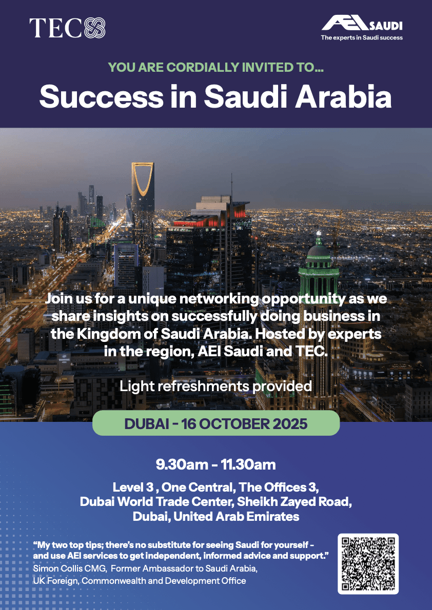 Unlock Saudi Arabia’s Next Big Opportunities with AEI & TEC ...